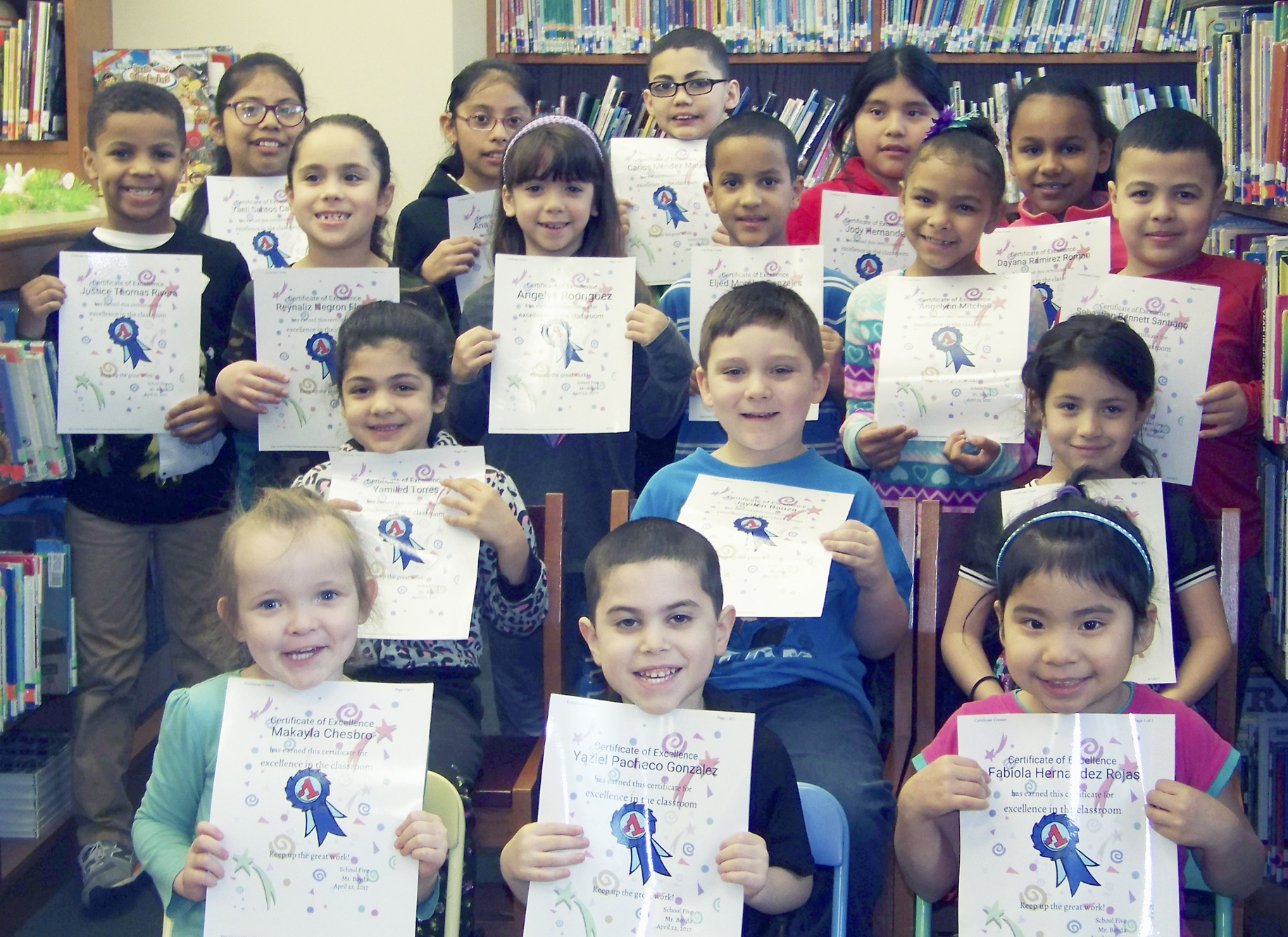 School 5 March Students of the Month | News, Sports, Jobs - Observer Today